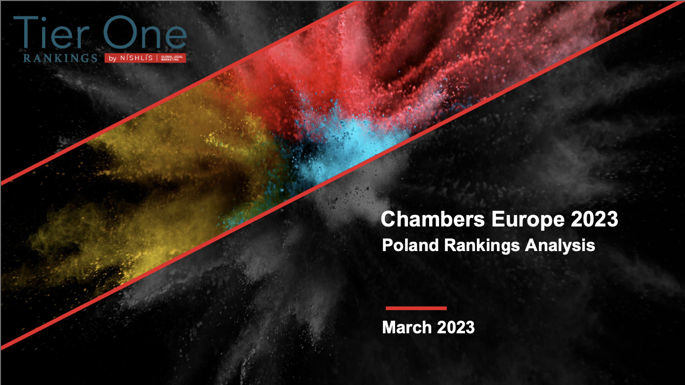 Chambers Europe 2023 Results Analysis for Poland - Tier One Rankings